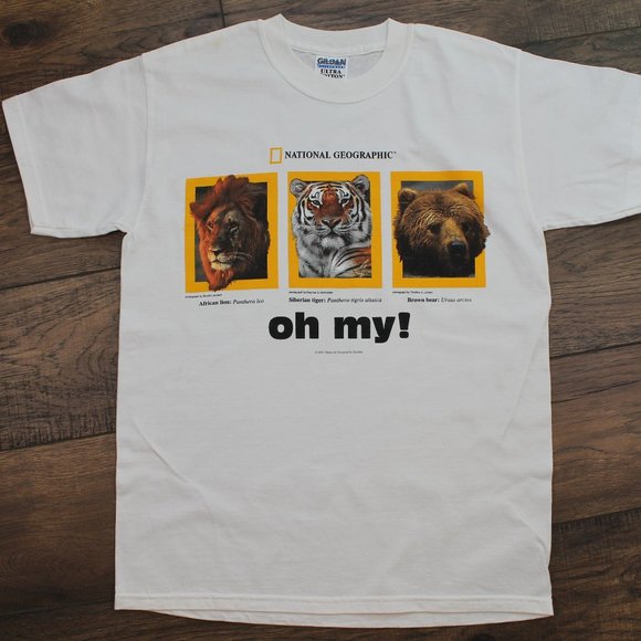 Shirts | National Geographic Lions Tigers Bears Oh My | Poshmark